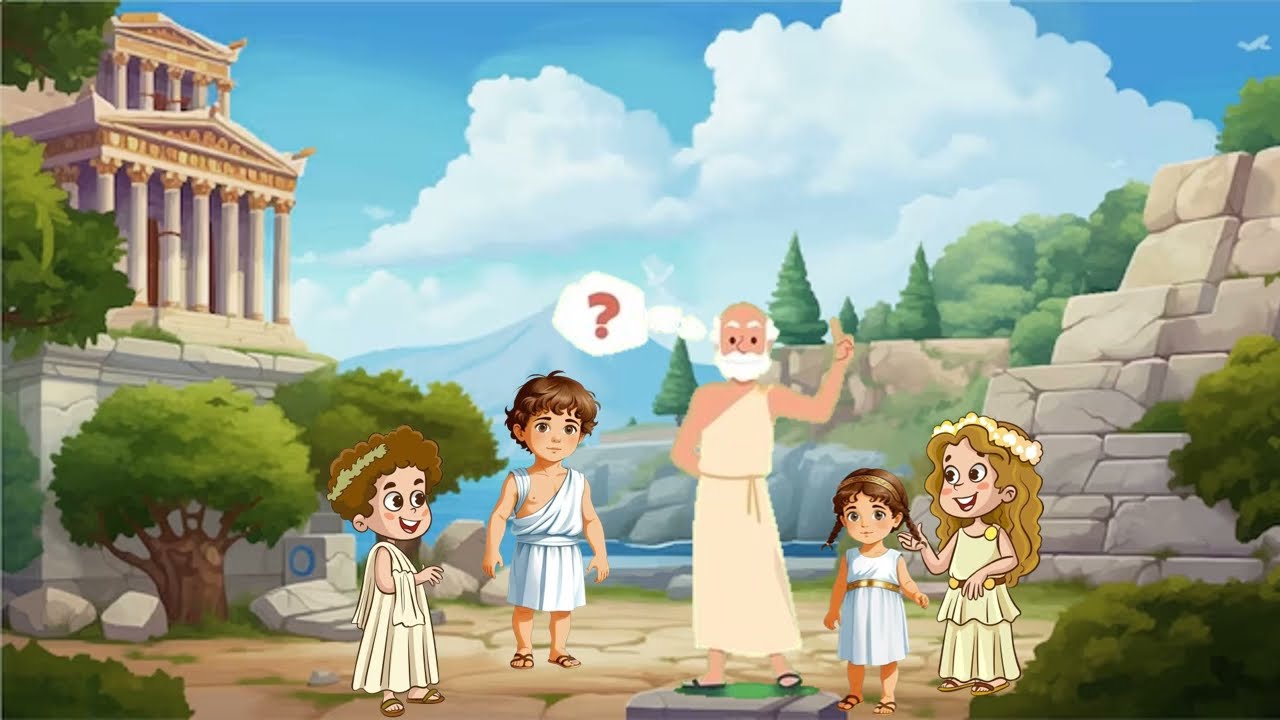 Filosofía para niños: El sabio Sócrates y el  misterio de las preguntas