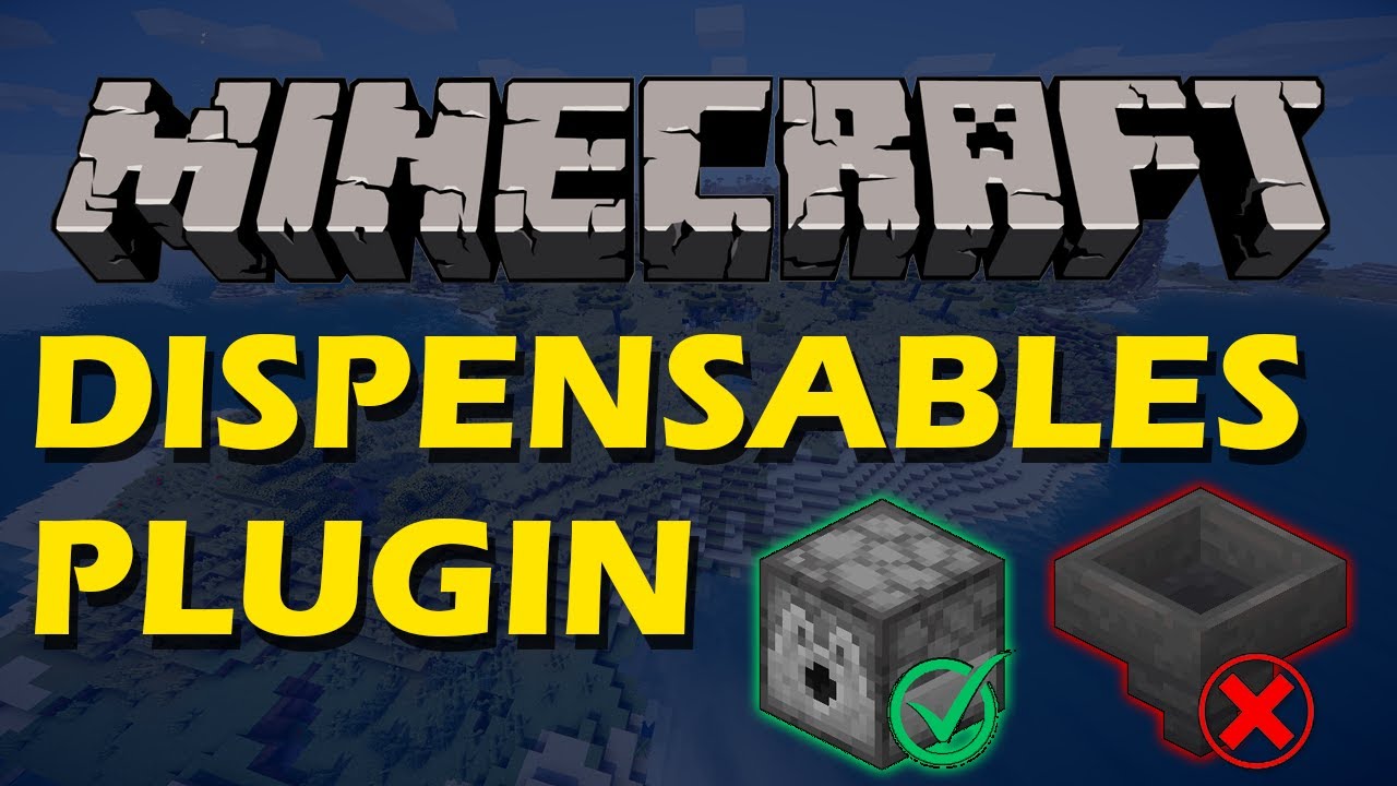 Control hoppers and droppers in Minecraft with Dispensables Plugin