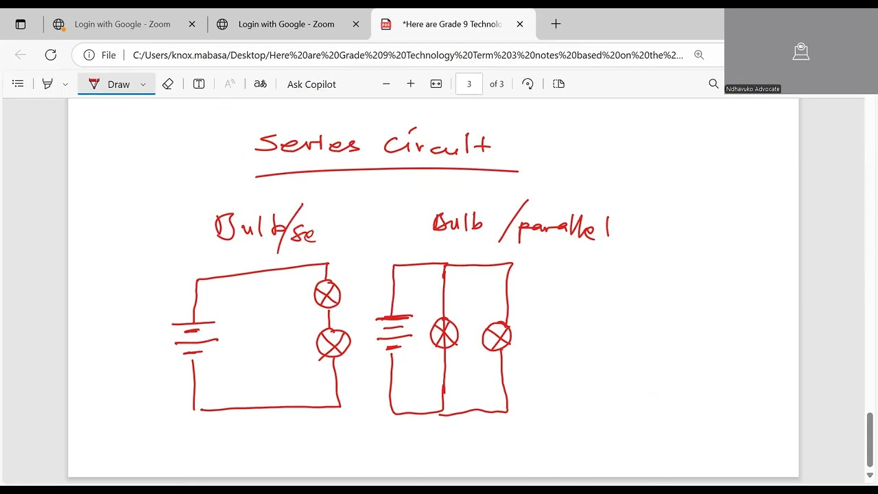 Electrical Systems and Control (Technology Grade 9)