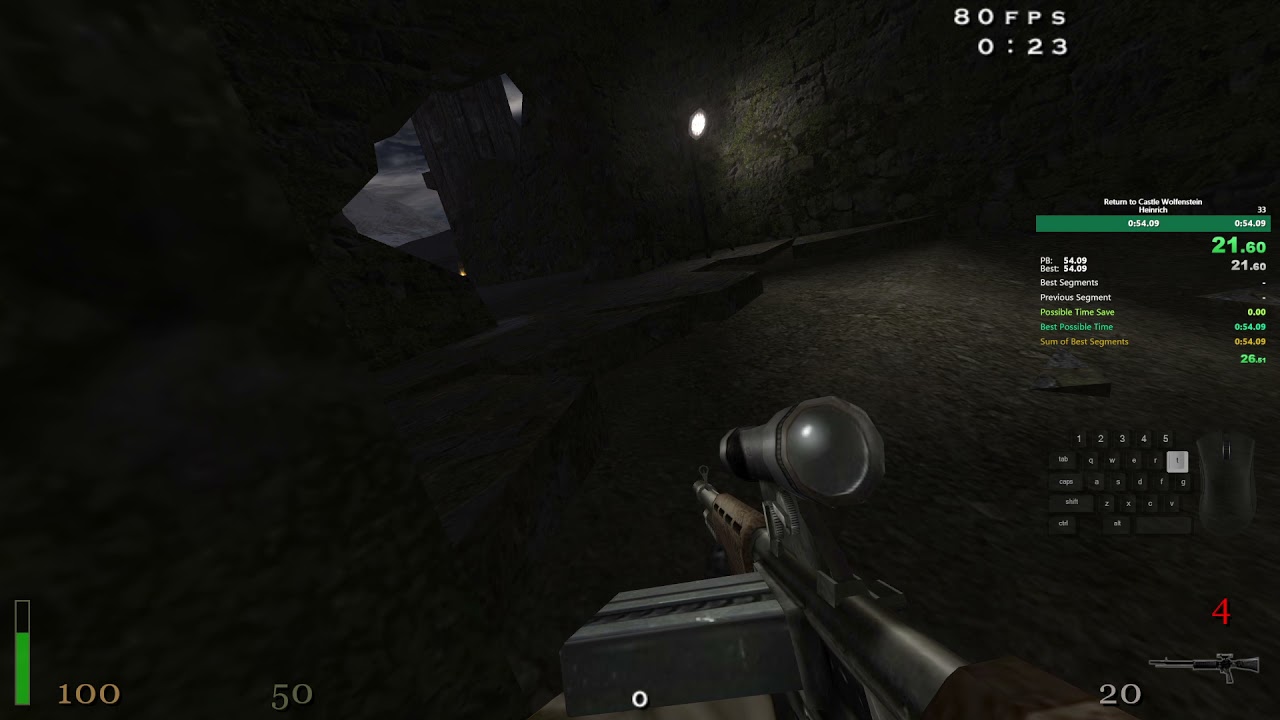 RtCW - Speedrun Heinrich in 0:53.10 (w/o loads) [PB]