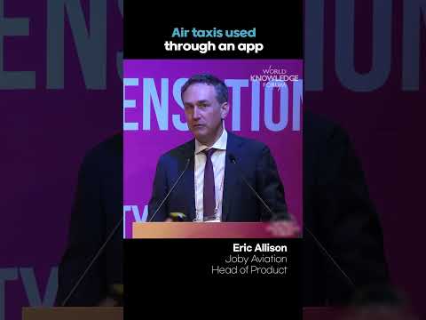 Air taxis used through an app
