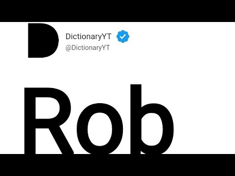 Rob Meaning in English