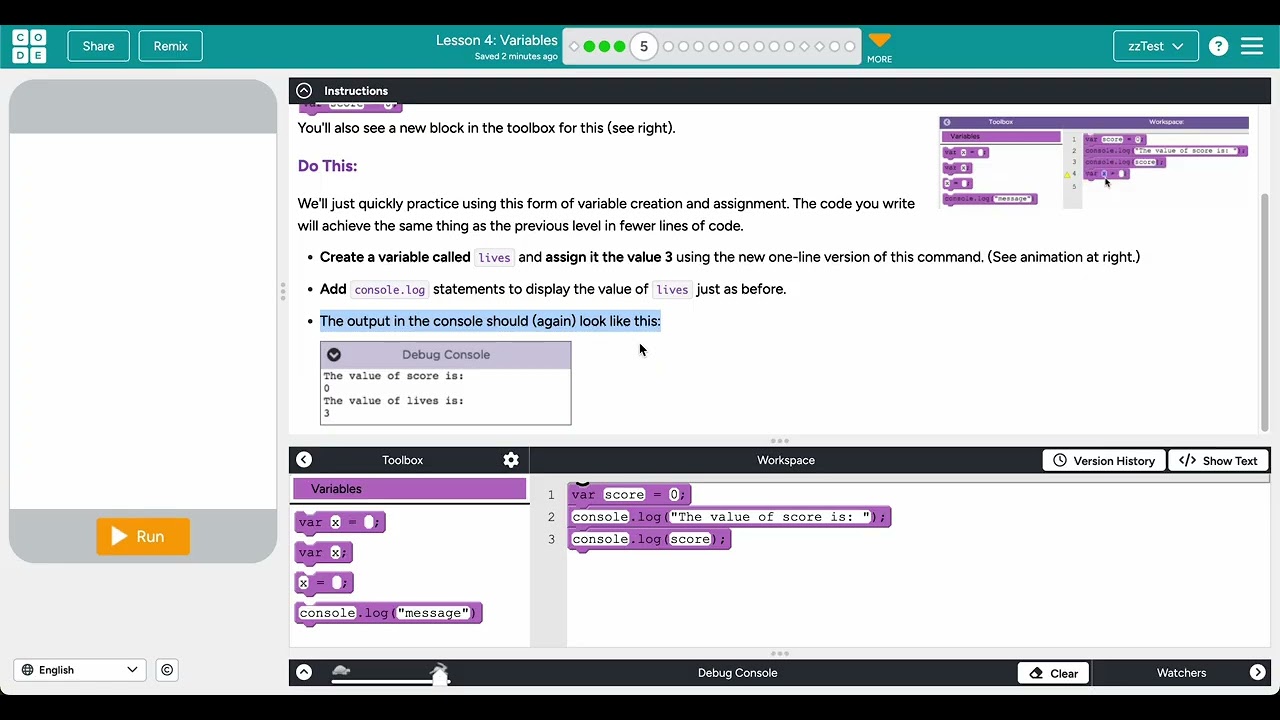 Code.org Event-Driven Programming Lesson 4 5