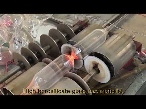 Direct view factory production line of glass sand timer!