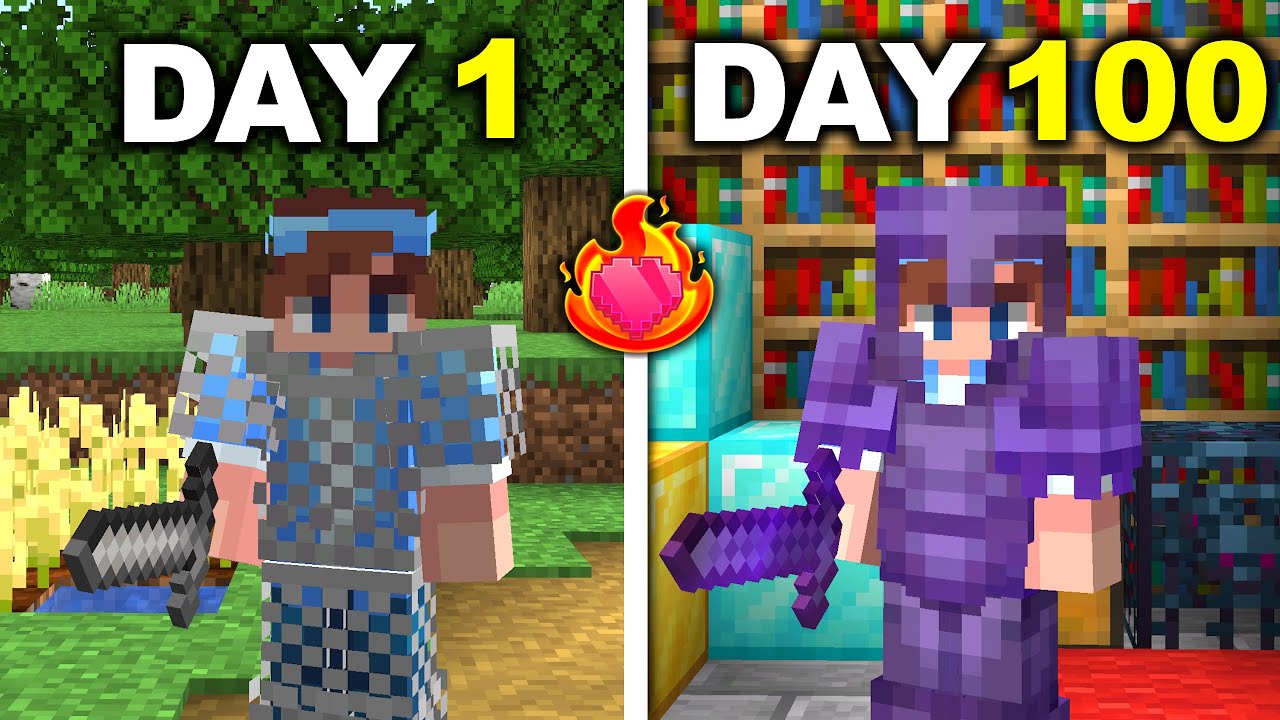 I Survived 100 Days on the Public Lifesteal SMP