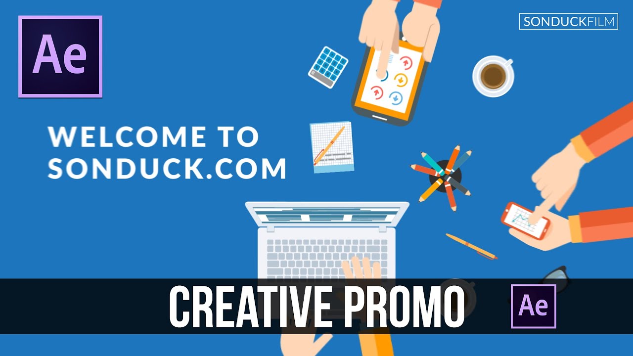 After Effects Tutorial: Creative Agency Promo - Motion Graphics