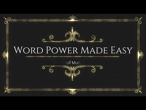 Etymology of "Cide"-Word Power Made Easy L#1(Vocab)