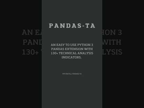 3 useful technical analysis libraries in Python.