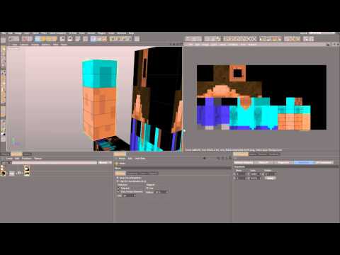 Steam Community :: Video :: Minecraft Basic Rig :: Part 1 :: Modeling and Texturing