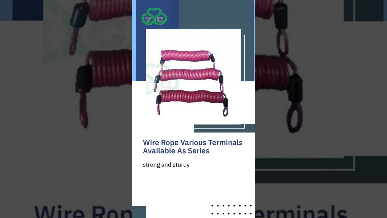Wire Rope Various Terminals Available As Series | YNG-CHERN FINE WIRE ROPES CO., LTD. | Taiwantrade