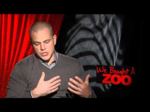 Matt Damon and Cameron Crowe Interview for WE BOUGHT A ZOO