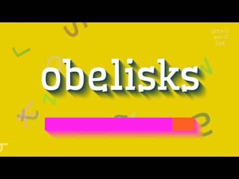 How to say "obelisks"! (High Quality Voices)