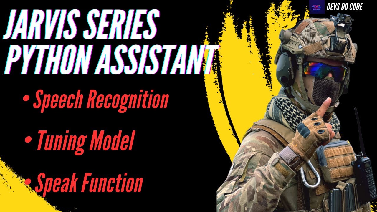 Python Voice Assistant (Jarvis) Tutorial: Coding Speech Recognition and Interaction (Speaking)