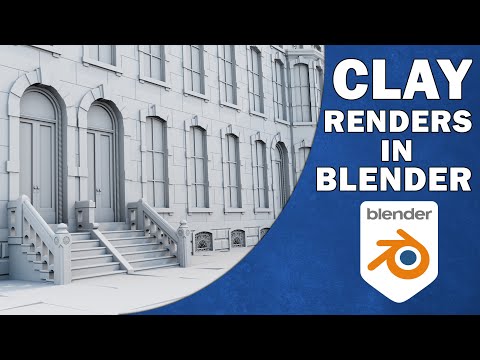 Make Clay Renders in Blender