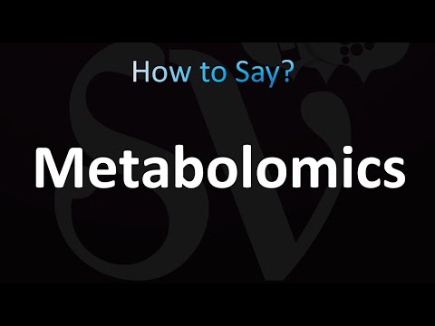 How to Pronounce Metabolomics (CORRECTLY!)