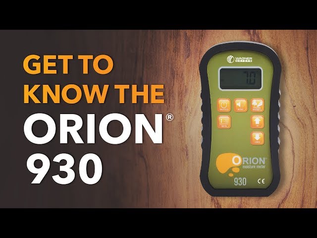 Wagner Moisture Meter - Wagner (USA) Orion 910 Deep Depth Pinless Wood Moisture Meter with ...