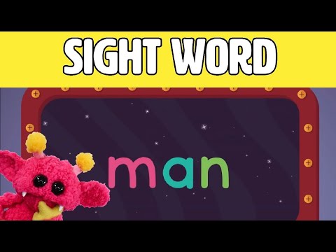MAN - Let's Learn the Sight Word MAN with Hubble the Alien! | Nimalz Kidz! Songs and Fun!
