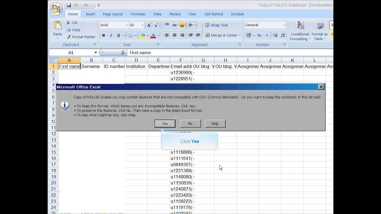 Gradebook - Part 3 -  Exporting and Importing Grades