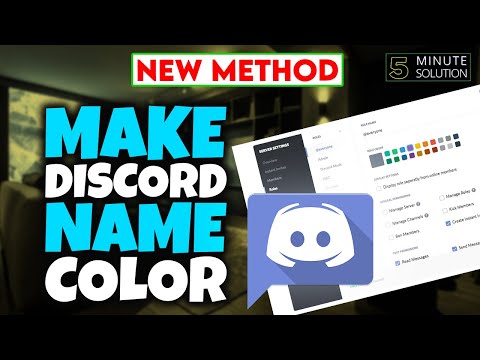 How to make/change Discord name color 2025
