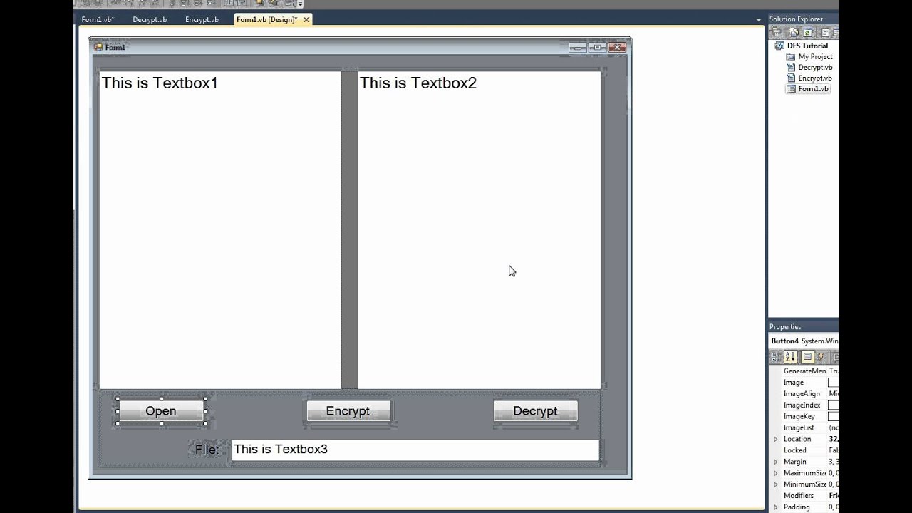 Visual Basic Code / Tutorial: How to Encrypt / Decrypt Using DES