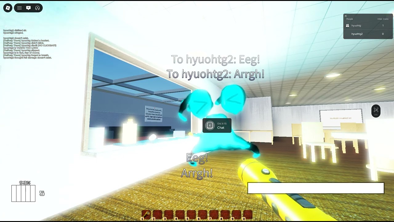 How to get X-15 mad on the weird day in interminable rooms