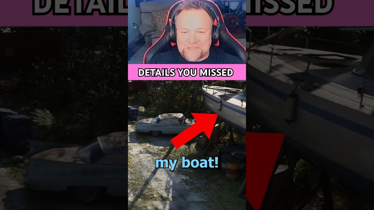 Michael's boat in GTA 6 Trailer 2 #shorts #gta6