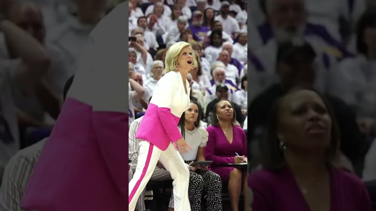 Kim Mulkey LSU Womens Basketball Coach on the sideline by @TailoredTechnique #lsu #womensbasketball