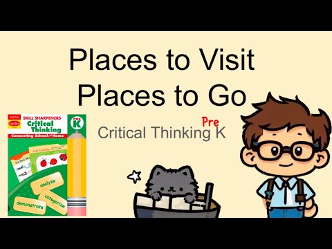 Places in our Community - Pre Kindergarten Lesson with Teacher Trey