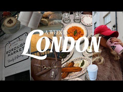 LONDON: cozy fall days, borough market & tower of london, airbnb storytime