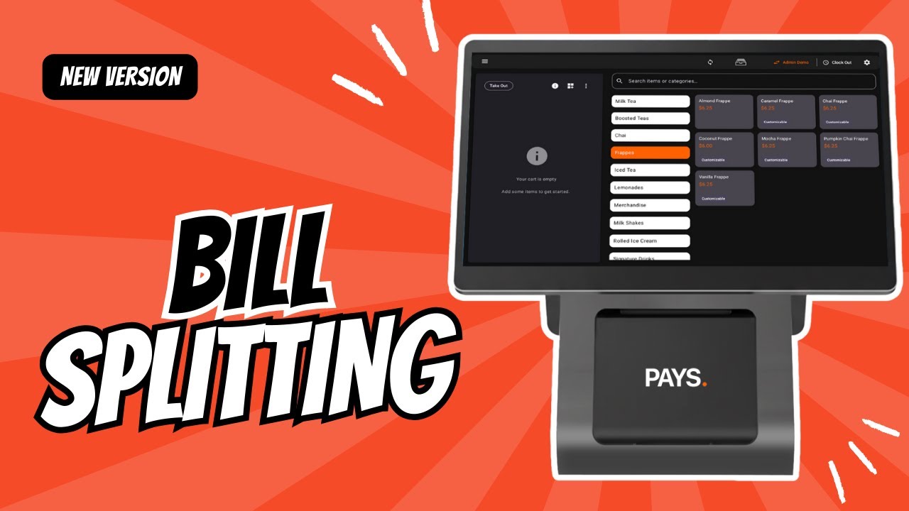 How to Split Bills Easily with Pays POS | Fast & Simple Bill Splitting Tutorial