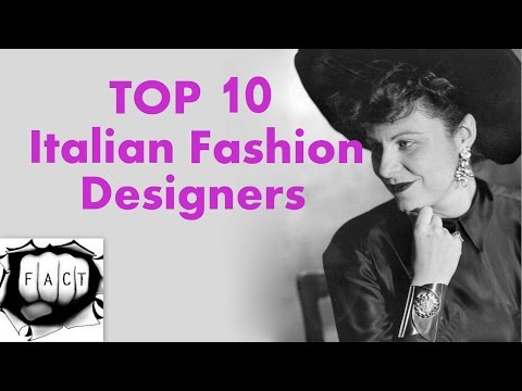 Top 10 Most Popular Italian Fashion Designers