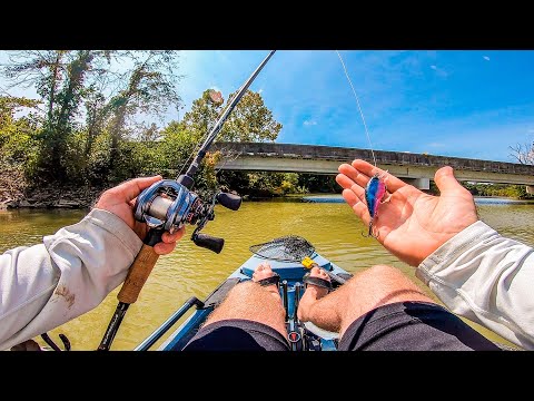 Exploring a NEW Fishing Spot | I think my kayak is broken...