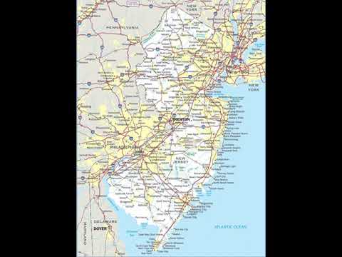 map of New Jersey