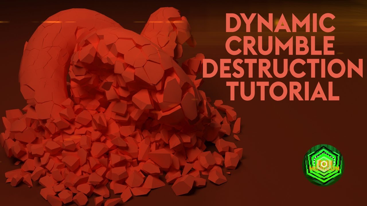 Tyflow Dynamic Crumble Destruction Tutorial | 3DsMax & Tyflow