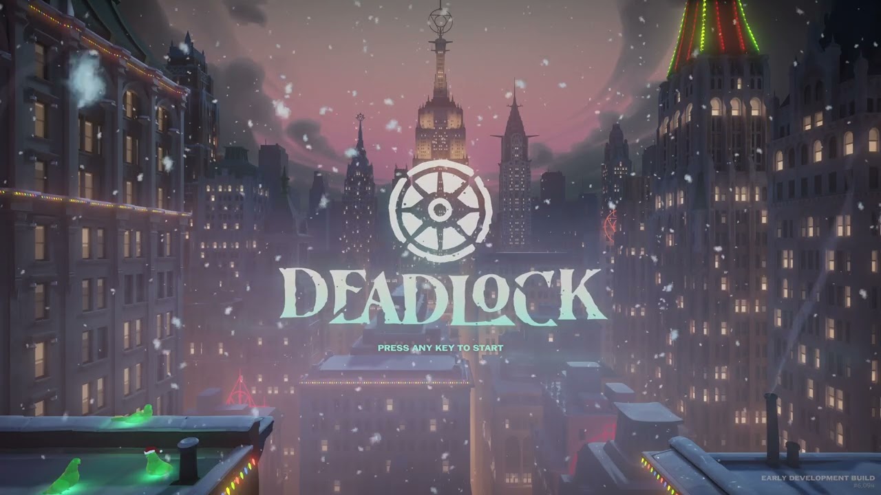 Deadlock Christmas 2025 Title Screen