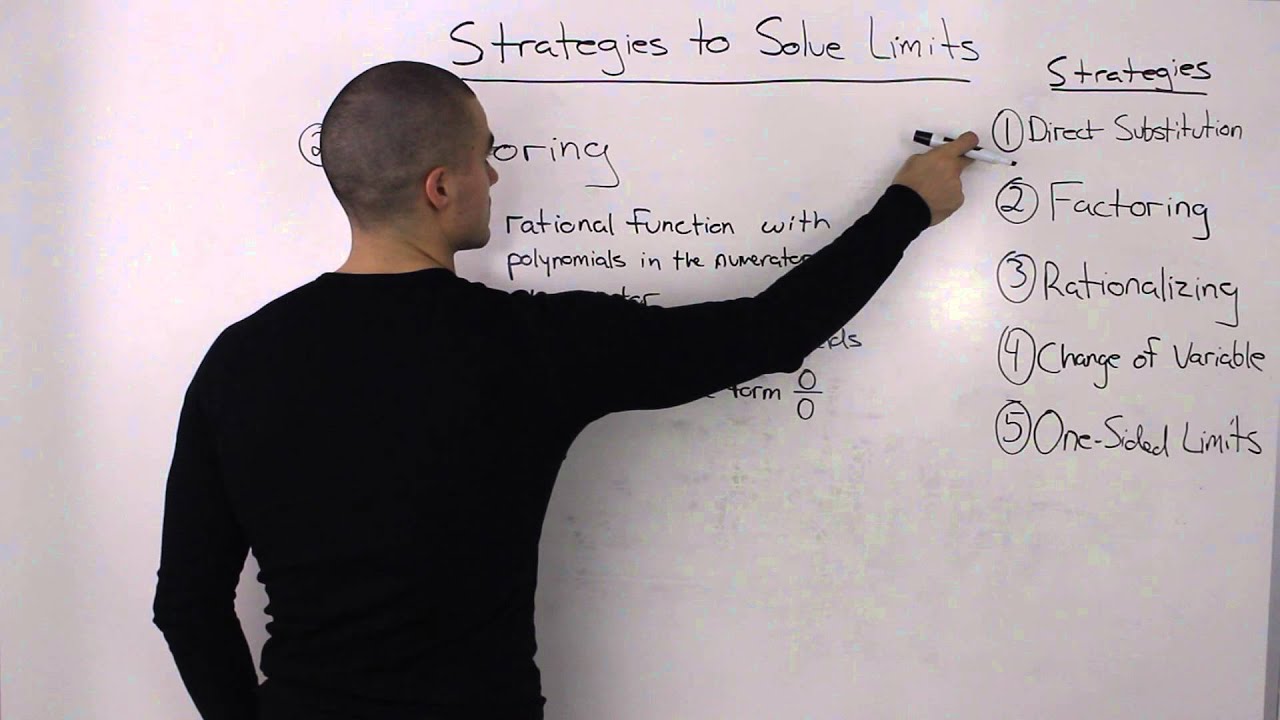 Strategies to Solve Limits - Factoring Example 1