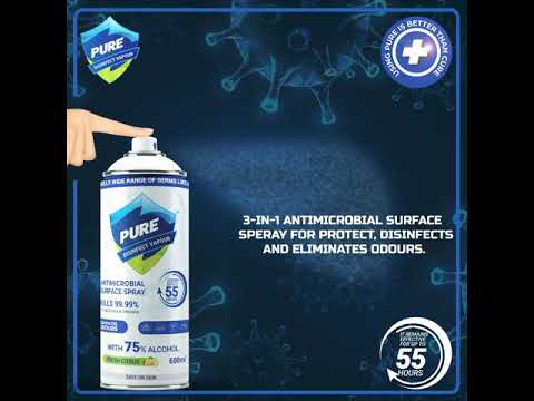 Surface Spray - 150ml Pure Antimicrobial Surface Spray Manufacturer ...