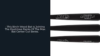 MaxBat Center Cut Birch Wood Baseball Bat (JBMB1BB) | JustBats.com