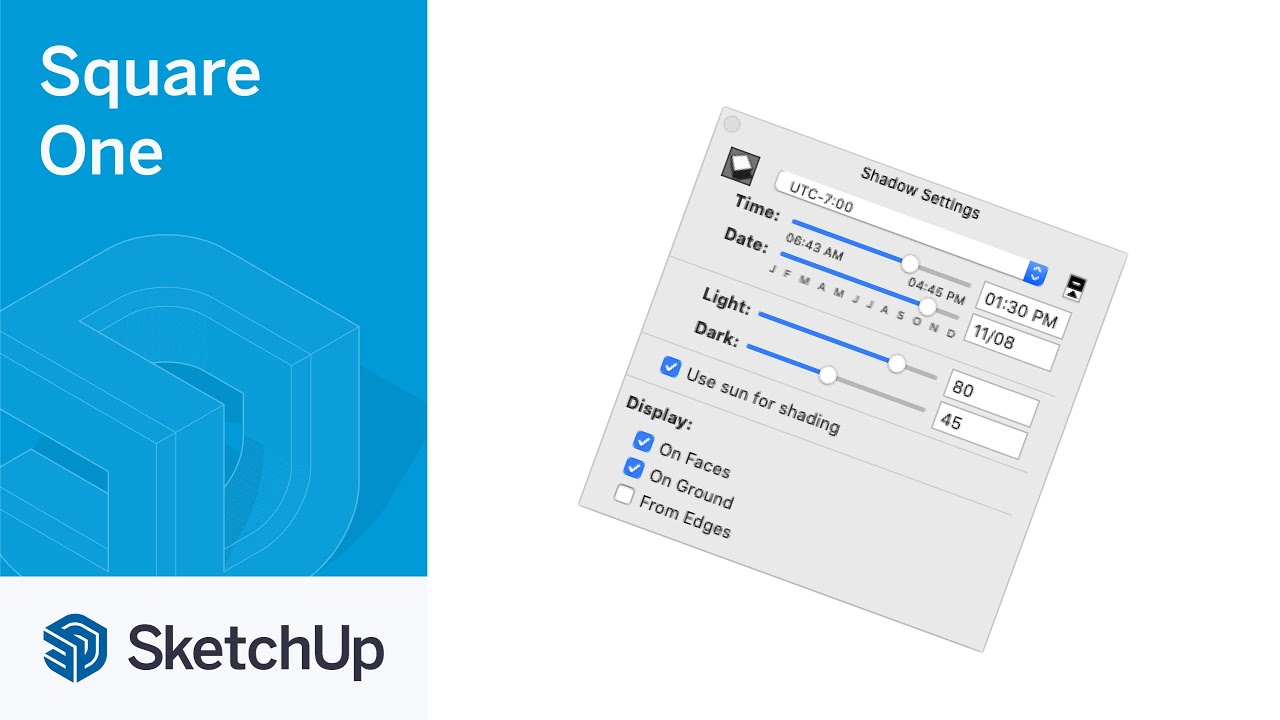 Shadow Settings Window - Square one
