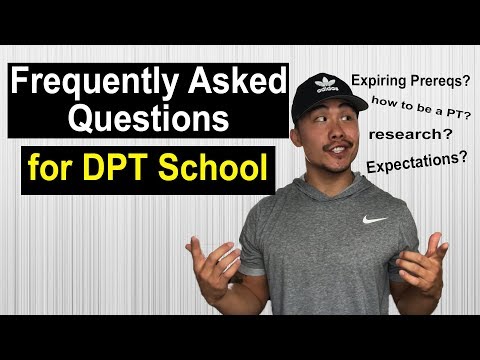 FAQs for Physical Therapy School
