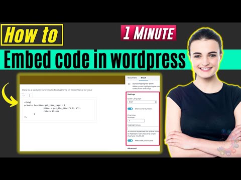How to embed code in wordpress 2025