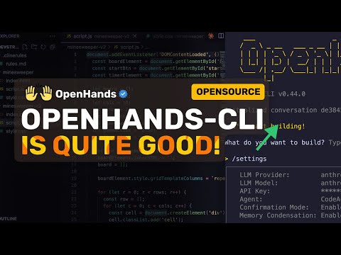 OpenHands CLI + Gemini 2.5 Pro : This IS A REALLY AWESOME Alternative to CLAUDE CODE!