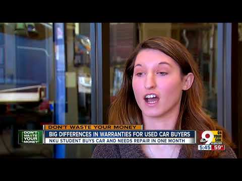 Buying a used car? Know what the warranty covers