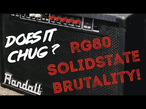 Randall Rg-80 Combo 2x10" rg80es rg80 amp | Reverb