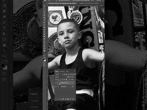 1 color screen print from photo -2 methods #photoshoptips #photoshoptutorial