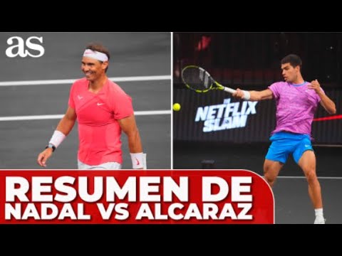 Resumen del NADAL vs ALCARAZ de 'THE NETFLIX SLAM'