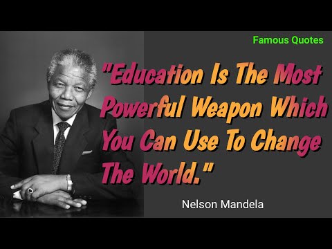 Quotes About Success | Nelson Mandela | Educational Speech | Famous Quotes