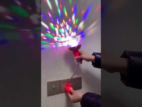 LED Full Color Rotating Light Lamp #short
