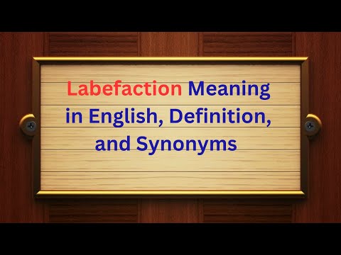 Labefaction Meaning in English, Definition, and Labefaction Synonyms | Thesaurus Thrive