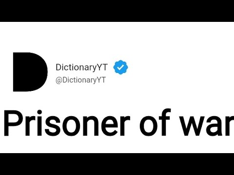 Prisoner of war Meaning in English